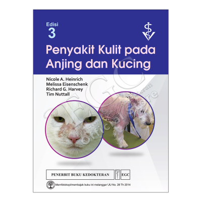 Buku Kedokteran Hewan: Buku Penyakit Kulit pada Anjing & Kucing Edisi 3